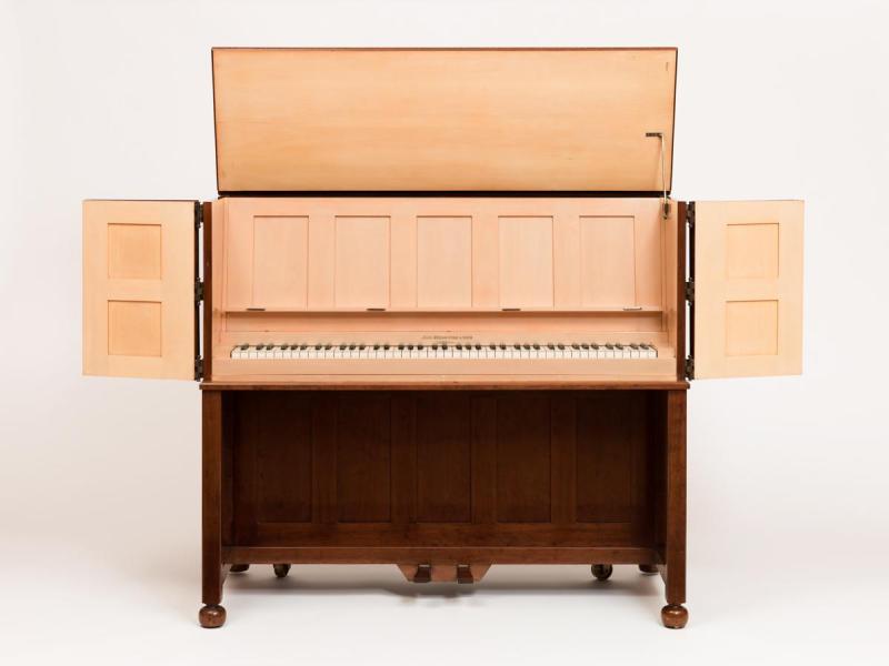 Upright Piano Side View