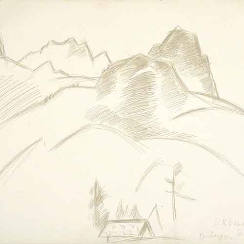 Alpine Skeletons: Marsden Hartley Silverpoint Drawings | The Huntington